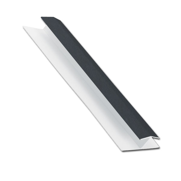 uPVC Grey Centre Joint Cladding Trim | DirectPlastics.com
