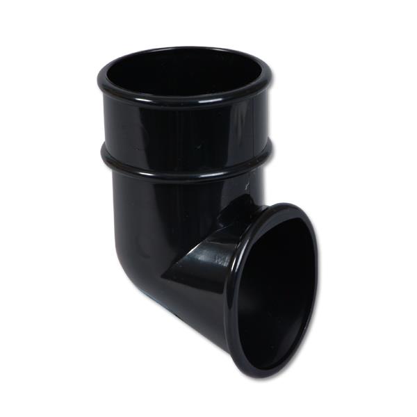 uPVC Black Round Downpipe Shoe | DirectPlastics.com