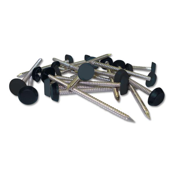 30mm Dark Grey Plastic Headed Pins | DirectPlastics.com