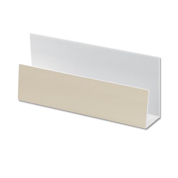 uPVC Cream U-Channel Cladding Trim | DirectPlastics.com