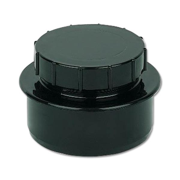 uPVC Black Screwed Access Cap | DirectPlastics.com