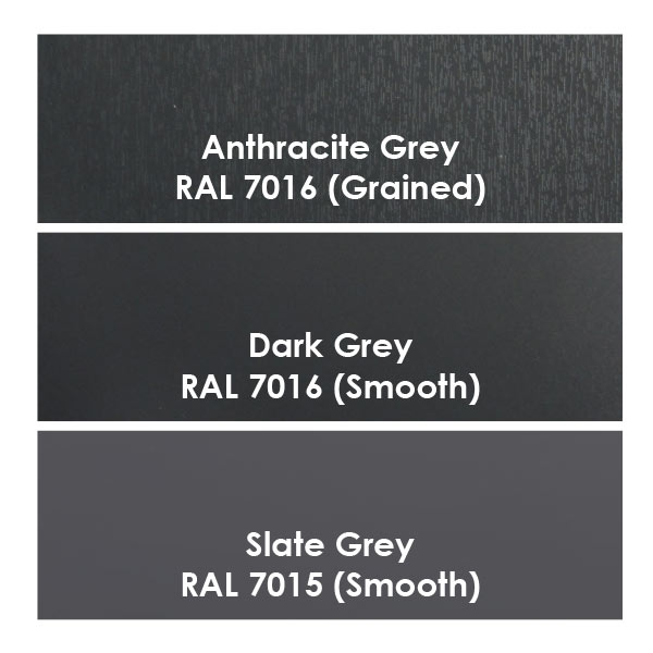uPVC Dark Grey Rectangular Trim | DirectPlastics.com