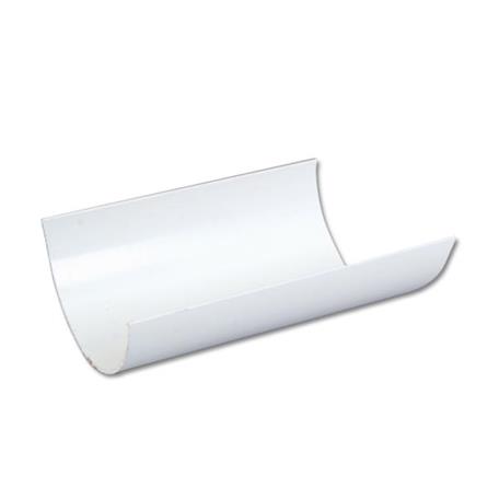 uPVC White Half-Round Gutter | DirectPlastics.com