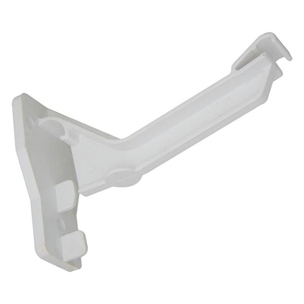 uPVC White Ogee Gutter Fascia Bracket | DirectPlastics.com
