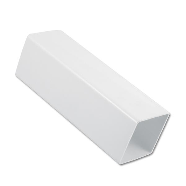 uPVC White Square Downpipe | DirectPlastics.com