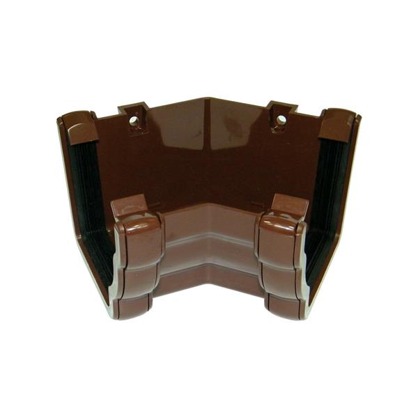 uPVC Brown Ogee Gutter Angle | DirectPlastics.com