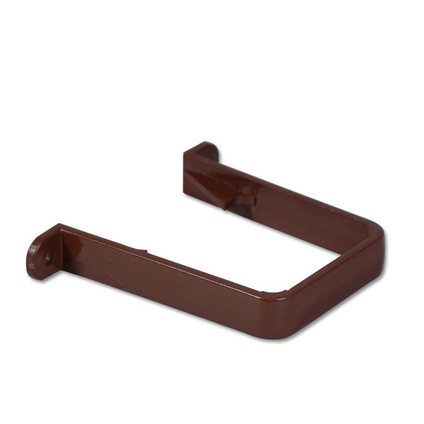 uPVC Brown Square Downpipe Pipe Clip | DirectPlastics.com