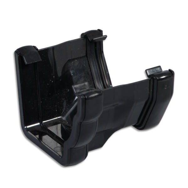 FloPlast Black Ogee/Square Gutter Adaptor | DirectPlastics.com