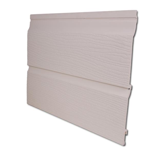 White Embossed Shiplap Cladding | DirectPlastics.com
