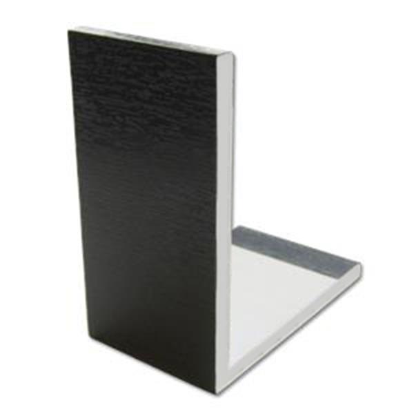 Black Rigid Angle Trim 50x50mm | DirectPlastics.com