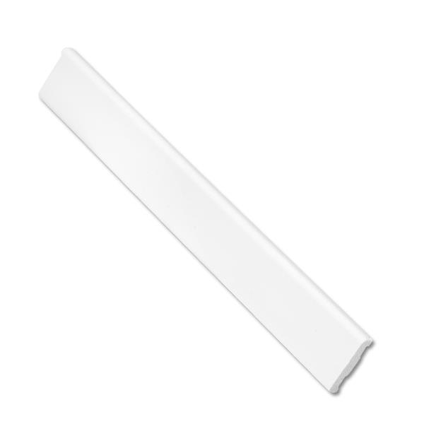 uPVC White D-Section Trim | DirectPlastics.com