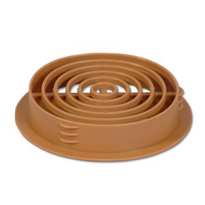 70mm Tan Circular Soffit Vent | DirectPlastics.com