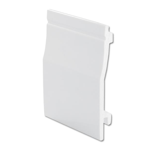 uPVC White 150mm Shiplap Cladding | DirectPlastics.com