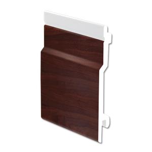 uPVC Rosewood Open-V Cladding | DirectPlastics.com