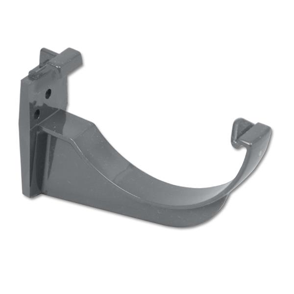 uPVC Grey Half-Round Fascia Bracket | DirectPlastics.com