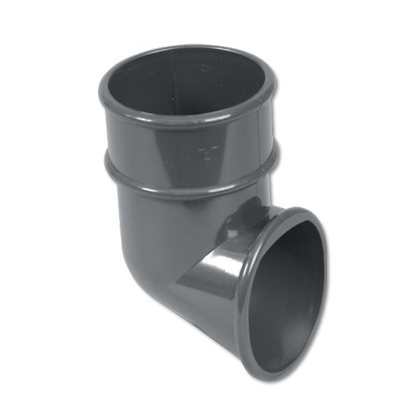 uPVC Grey Round Downpipe Shoe | DirectPlastics.com